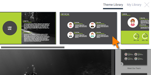 Creating and managing slides for presentations | Create Interactive ...