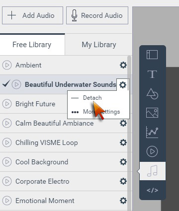Using the Audio Library | Create Interactive Online Presentations ...
