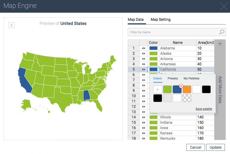 Change-Map-Color | Visme Help Center