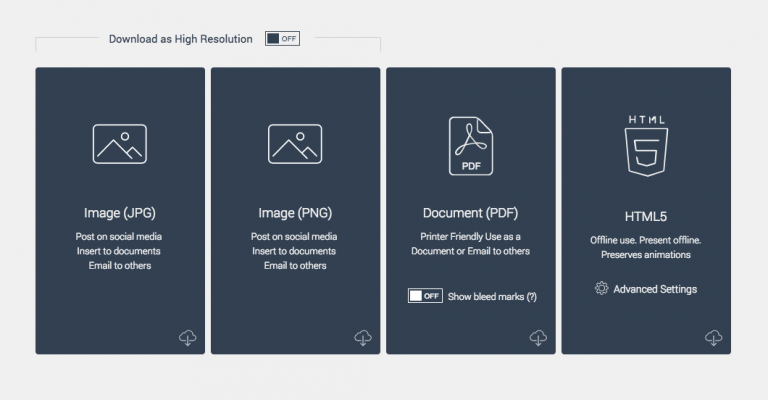 Download Project | Visme