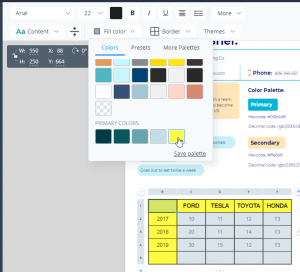 Formatting and Styling Tables in Visme | Visme Help Center