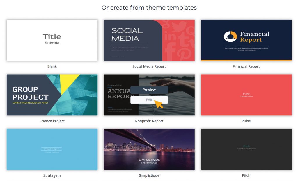 Presentation-legacy-templates | Visme