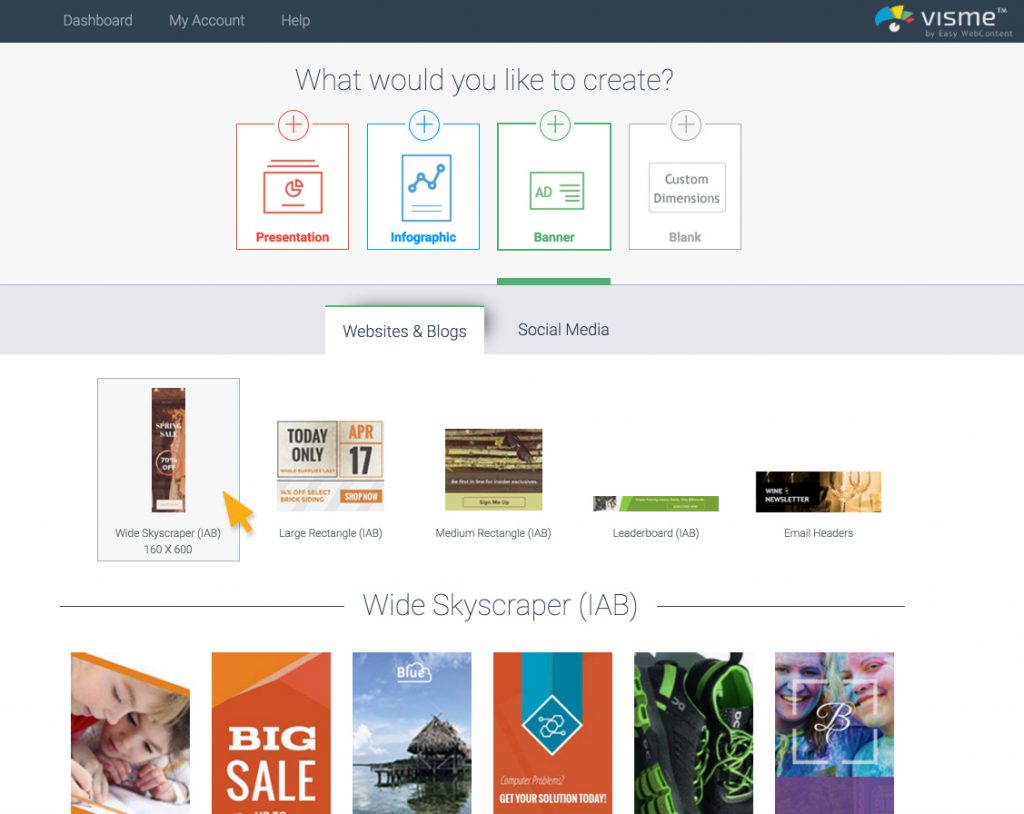 banner-website | Visme Help Center