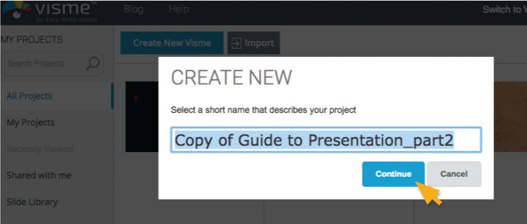 continue-project | Visme