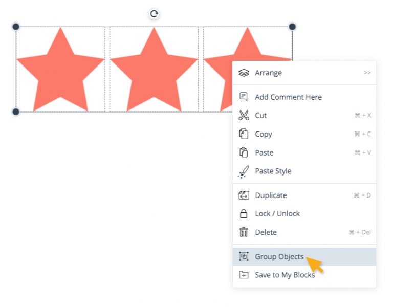 Grouping Objects for Easier Editing | Visme Help Center