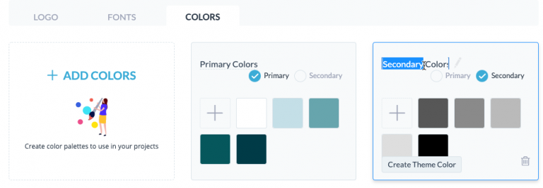 Customizing Theme Colors | Visme Help Center