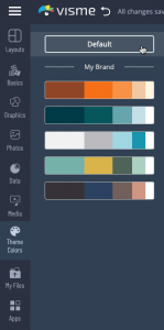 Customizing Theme Colors | Visme Help Center