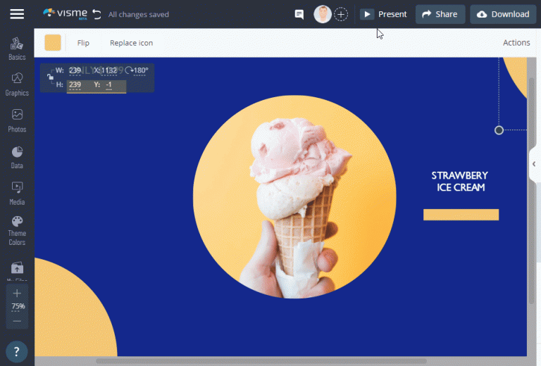 PREVIEW-ON-CLICK-ANIMATIONS | Visme