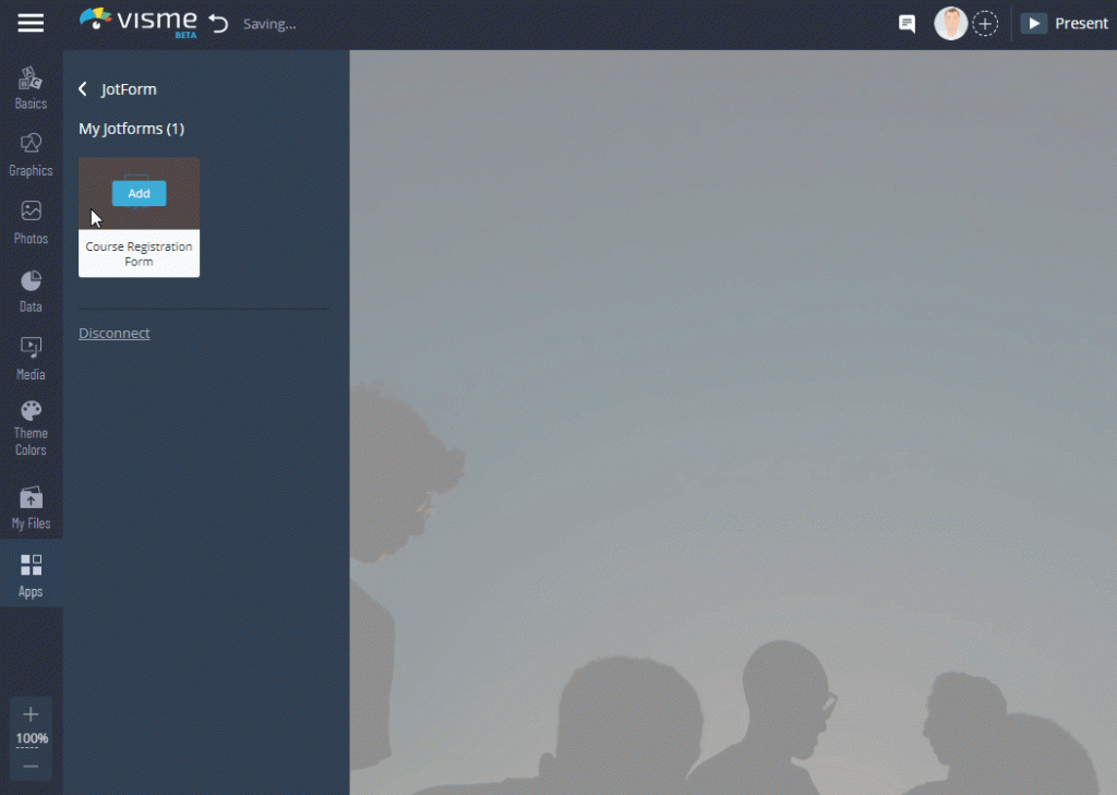 jot-form-add-forms | Visme Help Center