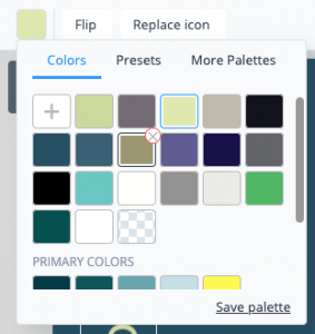 Using the color dropper tool in Visme | Visme Help Center
