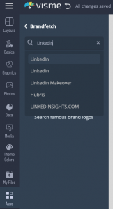 Visme Integration: Visme + Brandfetch | Visme Help Center