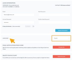 Available Languages in Visme Editor | Visme Help Center