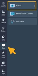 Adding Background Videos to your Projects | Visme