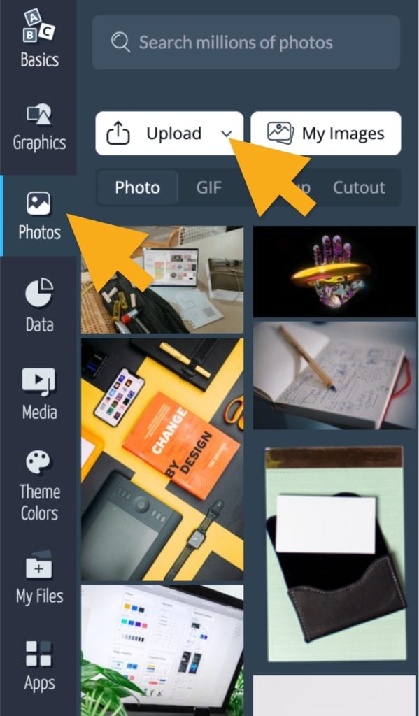 How to instantly upload images with a URL | Visme