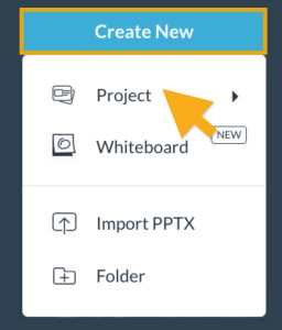 How to create your first project in Visme | Visme Help Center