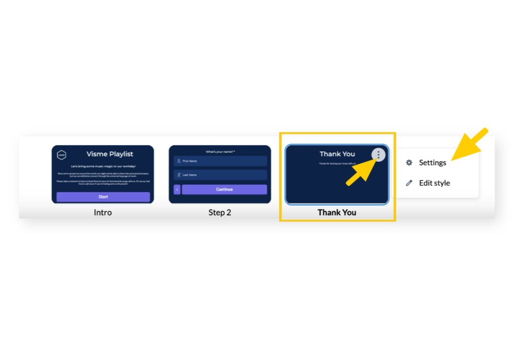 Redirect to a URL After Form Completion | Visme Help Center